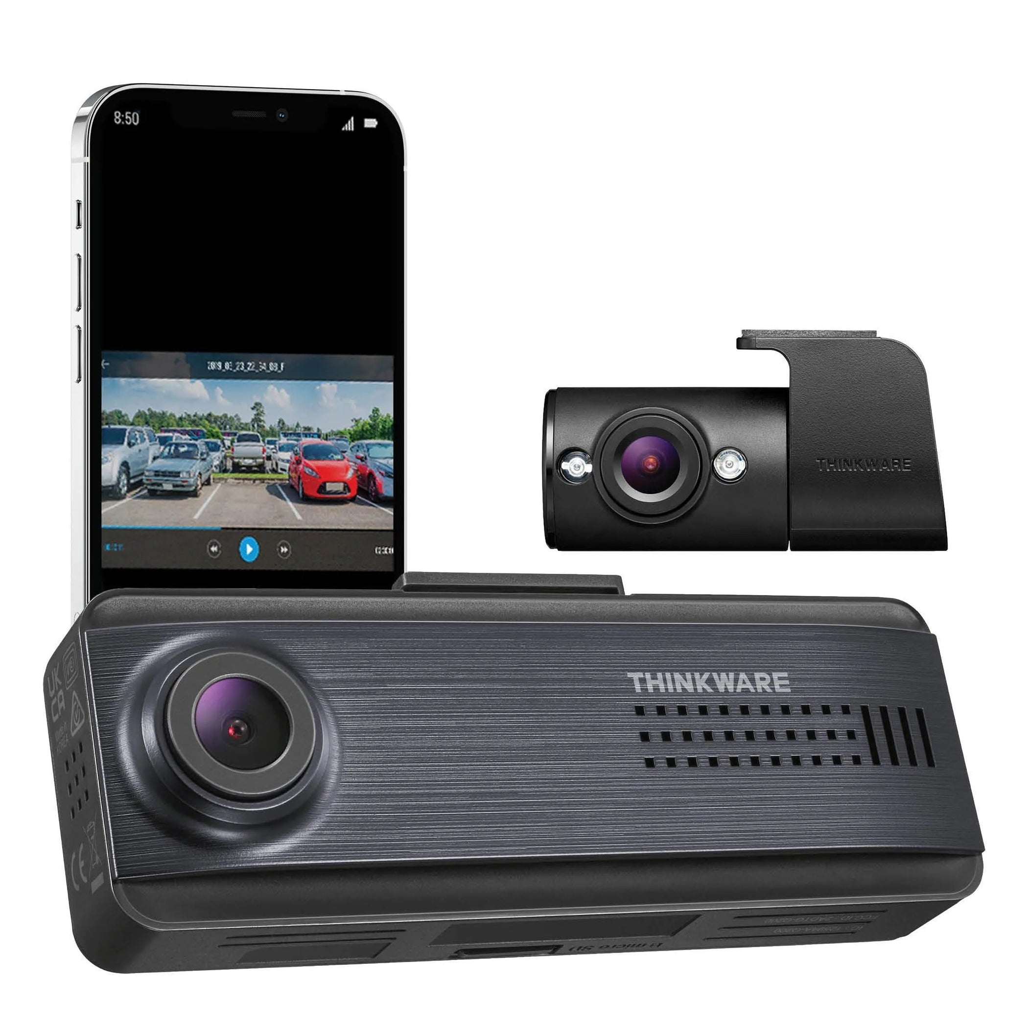 Thinkware Q200 2-Channel IR 2K QHD Dash Cam | BlackboxMyCar